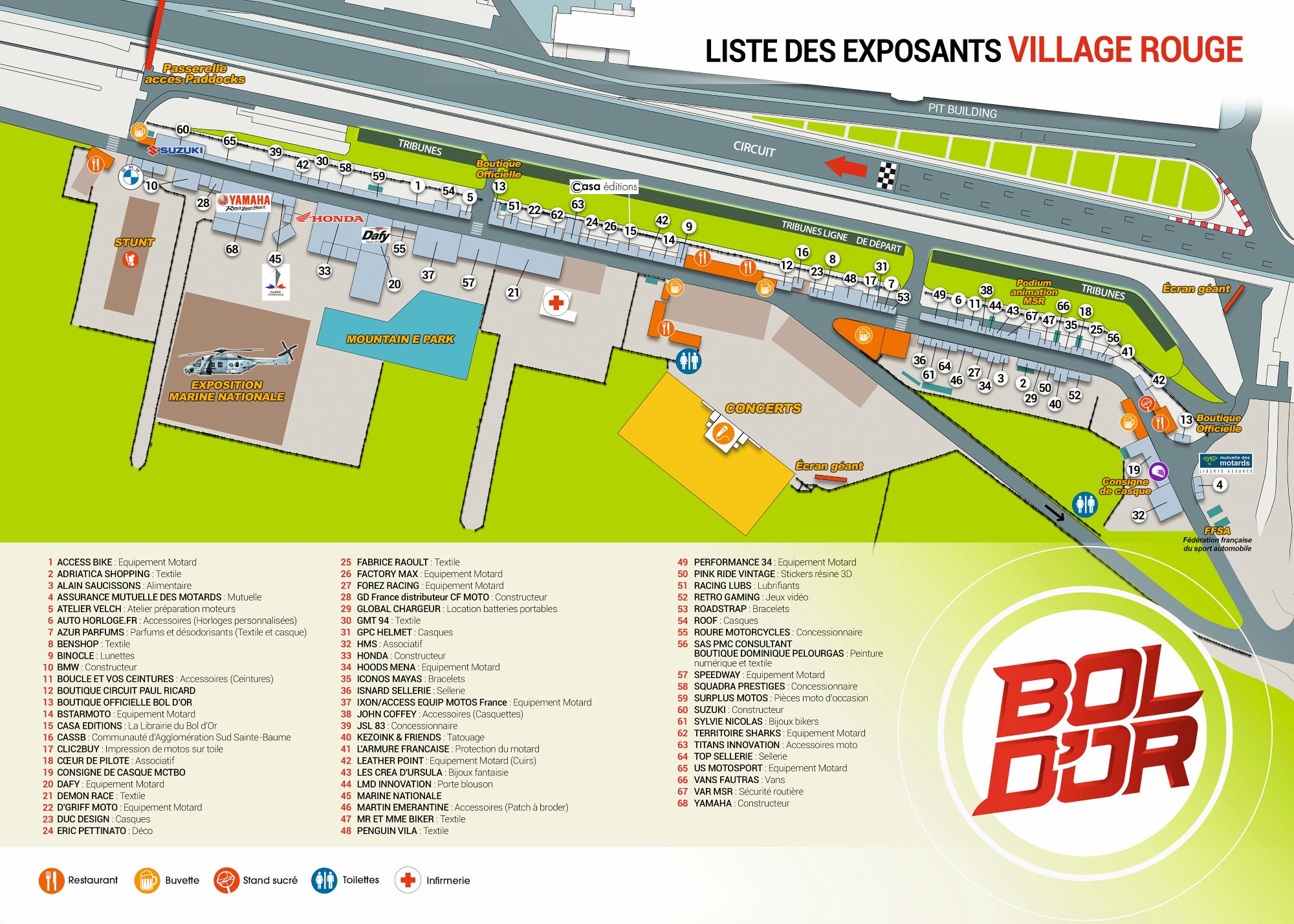 Plan Village Bol d'Or - Bol d'Or